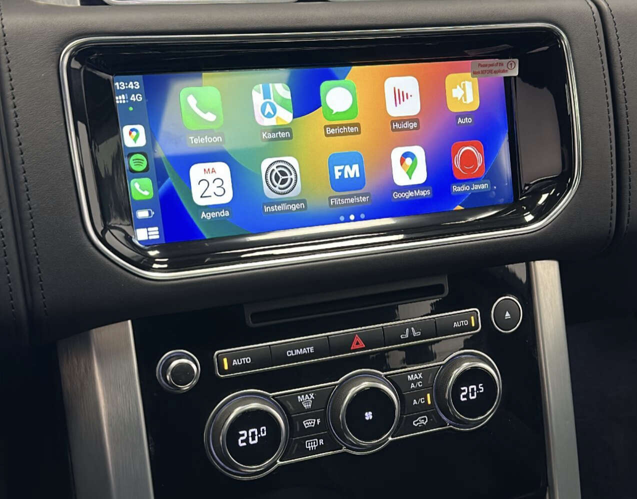 Range Rover Vogue Android Auto inbouwen | Autoscherm24